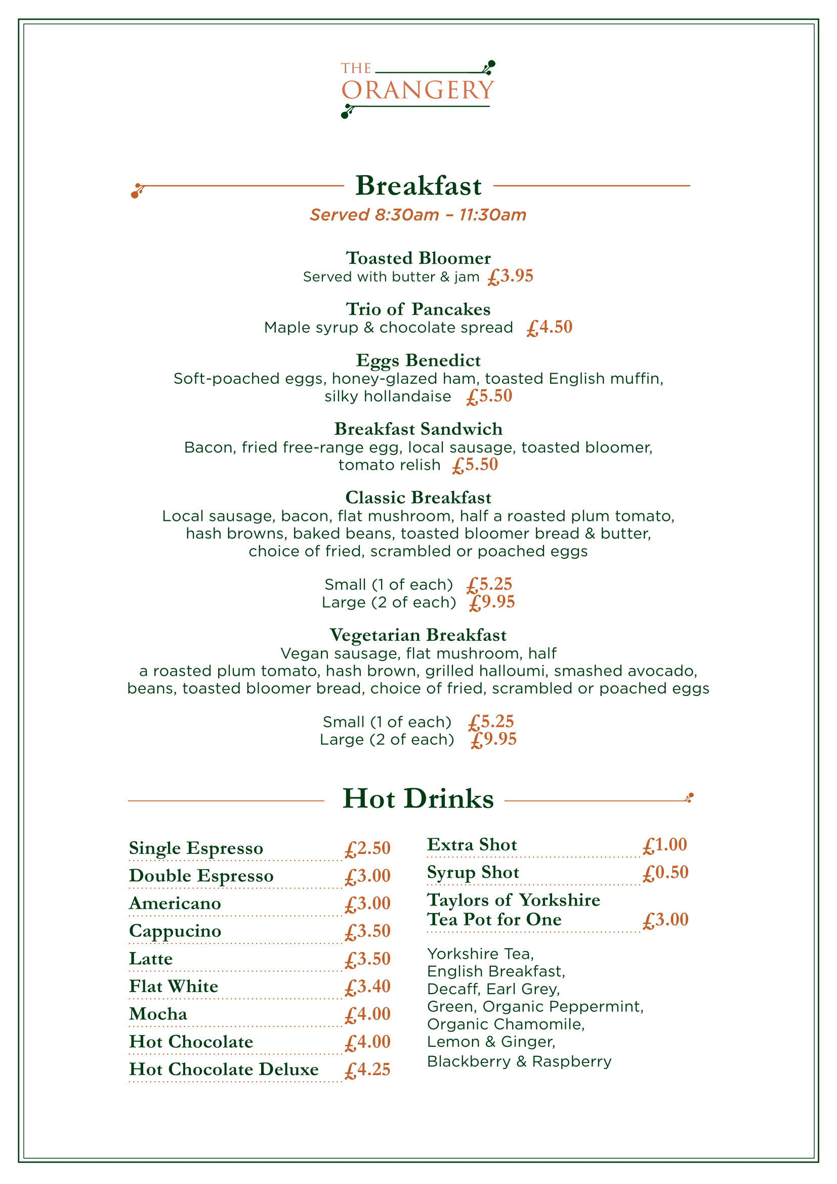 The Orangery & Restaurant - Middleton Hall Retirement Village